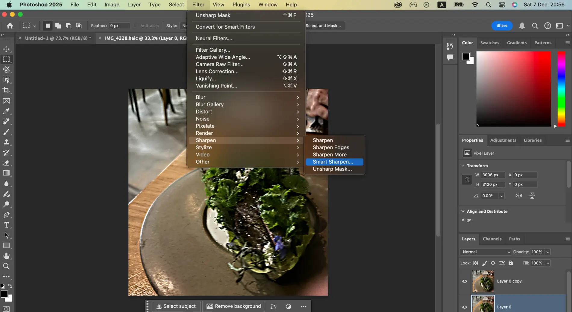 How to Sharpen an Image in Photoshop